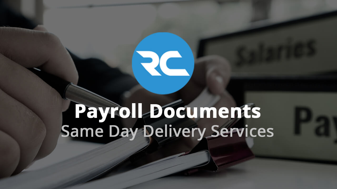 Payroll Same Day Delivery Services - Reliable Couriers